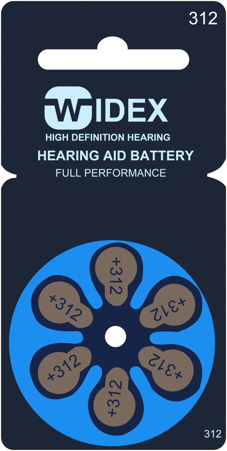 Widex batteries | Buy batteries for Widex hearing aids online